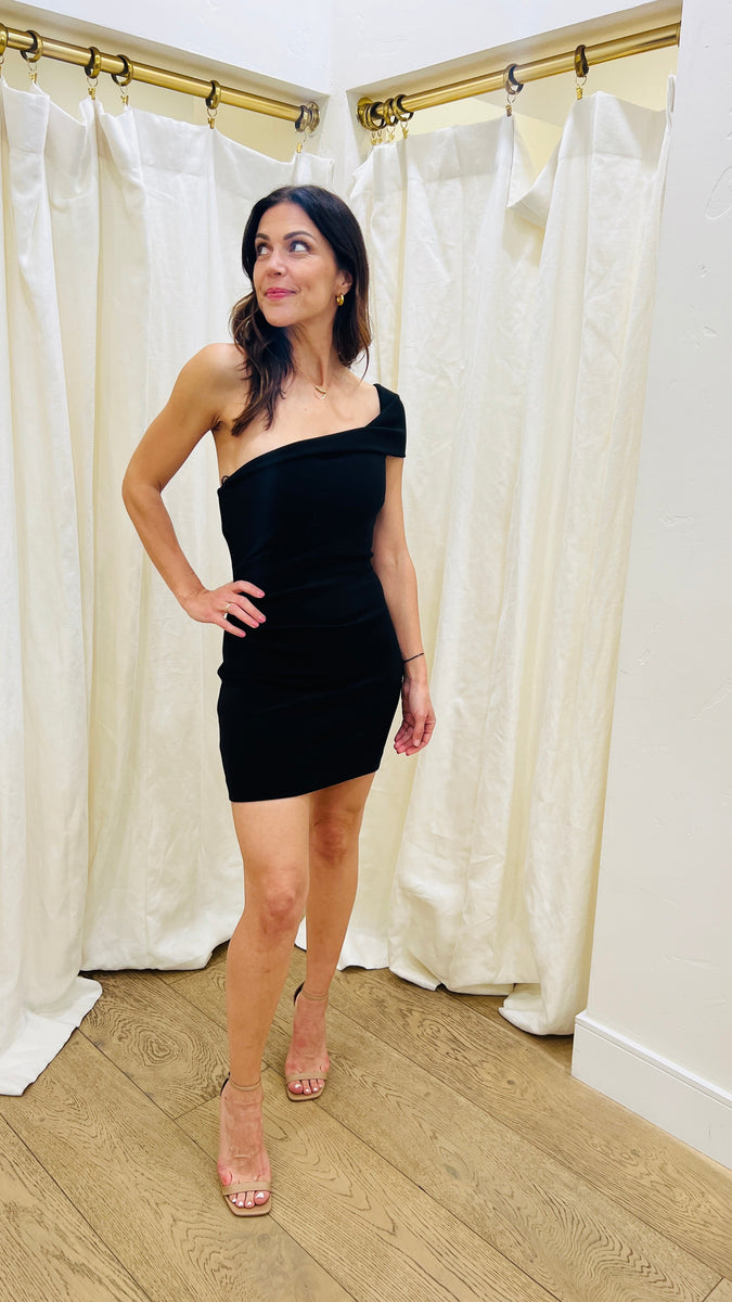 Elea Asym Mini Dress – Jade Allen Boutique